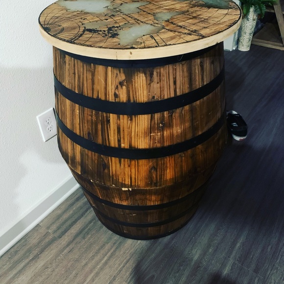 Custom Highboy Bar Table | Dining | Highend Highend Custom Made Barrel ...
